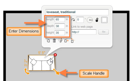 Creating a Plan > Adding Furniture > Adding Symbols to your Plan ...